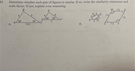 Solved 15 Determine Whether Each Pair Of Figures Is