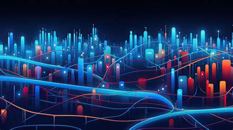 Intelligent Route Optimization Algorithms Solid Color Background Premium Ai Generated Image