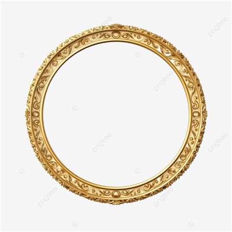 골든 서클 프레임 원 액자 둥근 Png 일러스트 및 이미지 에 대한 무료 다운로드 Pngtree