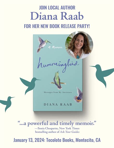 New Book Release And Signing At Tecolote Diana Raab Edhat