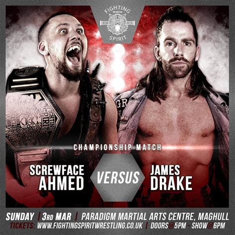 Fighting Spirit Wrestling Academy Todays The Day March On Screwface City Live Wrestling In