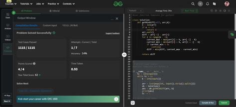 Deepak P On Linkedin Geeksforgeeks Dsa Codingchallenge
