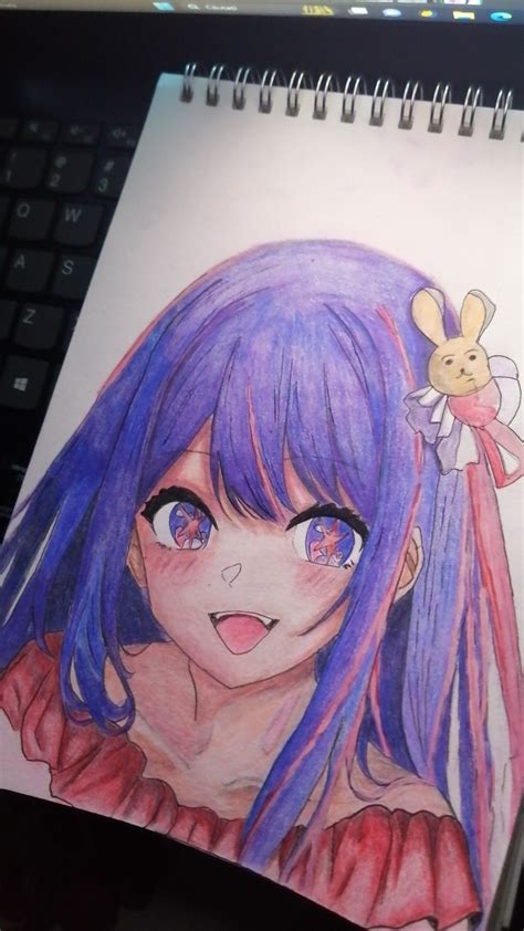 hoshino ai drawing oshi no ko pencil art pencil drawings death