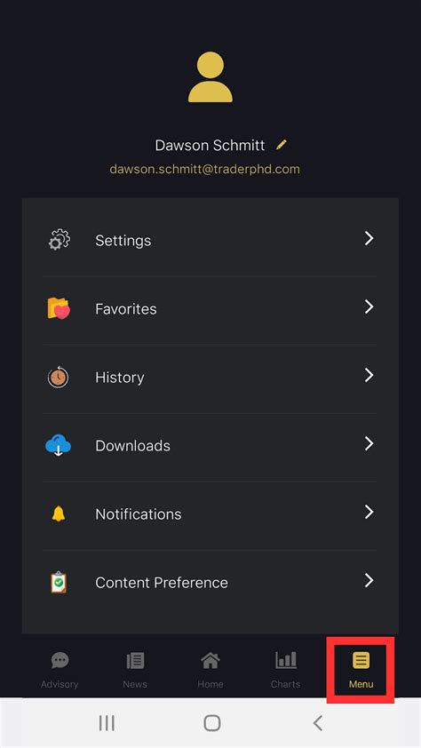 How To Navigate The Trader Mobile App