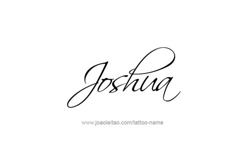 Joshua Name Tattoo