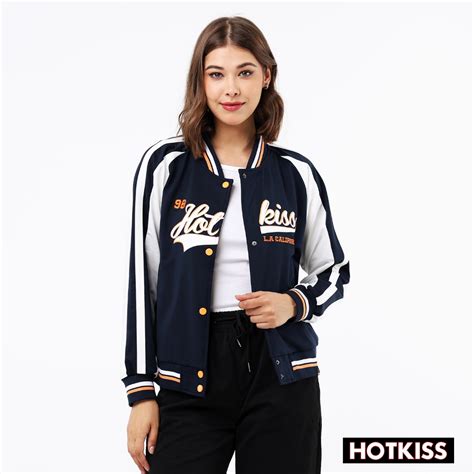 Hotkiss Long Sleeves Varsity Jacket Htt10 0427 Shopee Philippines