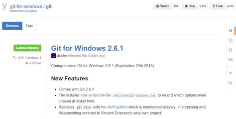Git For Windows Wahl Network