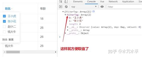 vue使用elementui中的el table后端筛选功能讲解 知乎
