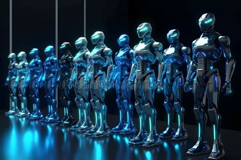 Robots Neural Network Concept Stock Illustration Illustration Of Brain Graphic 272881414