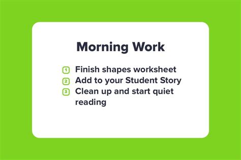 Classroom Directions App A Tool To Display Directions For Your Class