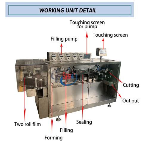 Pvc Pe Pet Plastic Bottle Ampoule Automatic Liquid Cosmetic Packing