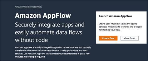 Set Up Integration For External Applications Using Amazon Appflow