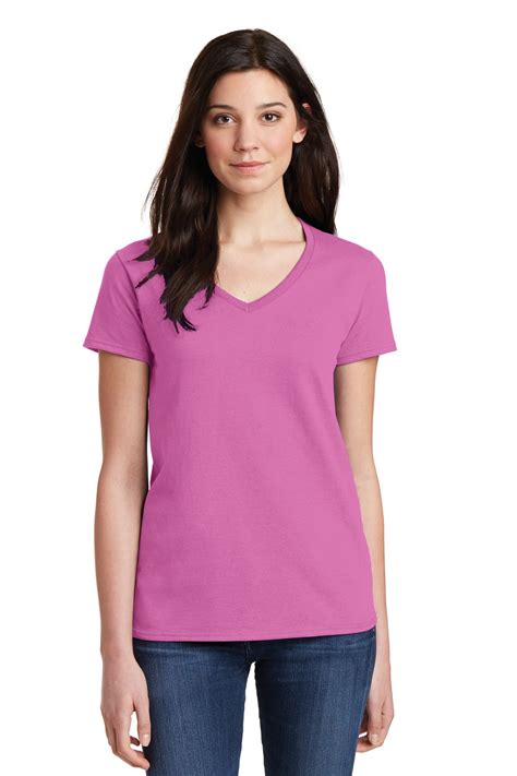 Gildan 5v00l Ladies Heavy Cotton 100 Cotton V Neck T Shirt T Shirts