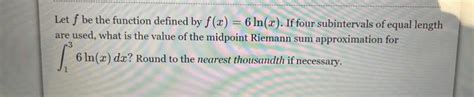 solved let f be the function graphed below if four