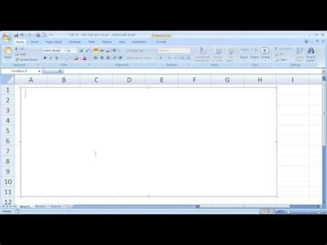 Membuat Textbox Di Microsoft Excel
