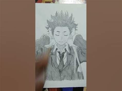 Drawing Shoya Ishida From A Silent Voice Shorts Youtube