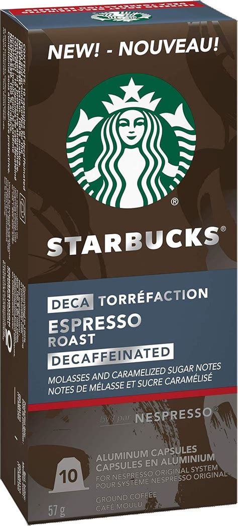 Starbucks By Nespresso Decaf Espresso Roast Nespresso Coffee Capsules