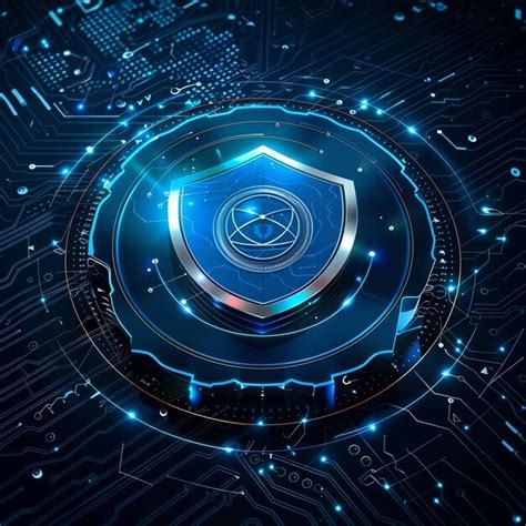 Cyber Security Padlock Technology Background For Data Protection Information Privacy Or Password