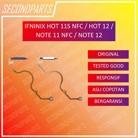 Jual FINGERPRINT FINGER SENSOR SIDIK JARI INFINIX HOT 11S NFC X6812B HOT 12 X6817 X6817B
