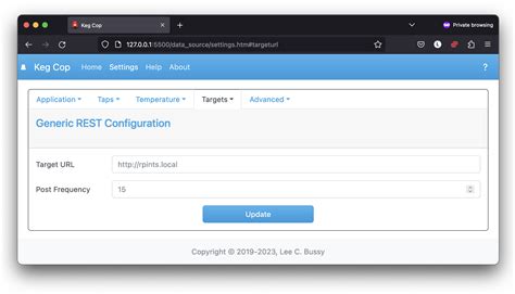 Generic Rest — Keg Cop 130 Documentation