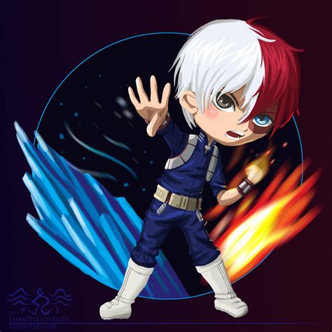 Chibi Shoto Todoroki My Hero Academia By Phazeyart On Deviantart