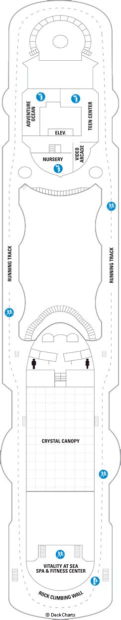 Royal Caribbean Rhapsody Of The Seas Deck Plans Ship Layout