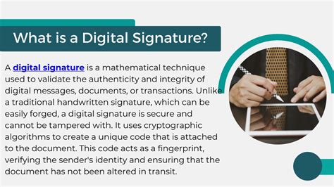Ppt Digital Signatures The Future Of Document Authentication Powerpoint Presentation Id