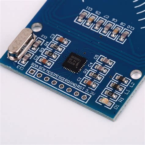 Rc522 Rfid Card Reader Module Blue Pcb Electronics