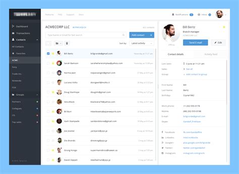 Web Design User Interface Crm Graphisme Design