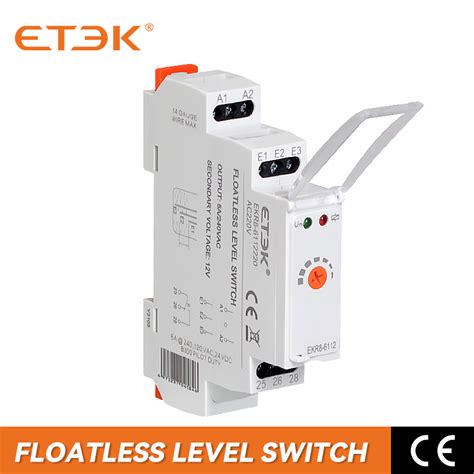 ETEK EKR8 6112 Floatless Level Switch Water Level Controller Type 1 Knob Output Voltage 12V