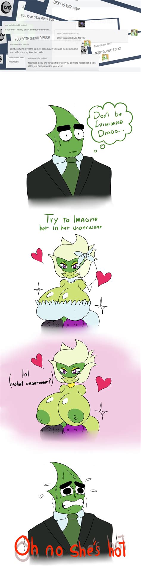 Rule 34 Absurd Res Big Breasts Breasts Bride Choker Clothing Comic Dexy Jcdr Dress Duo