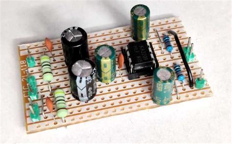 TDA2822M / D2822A / KA2209 DIY Guide - Simple low power stereo amplifier