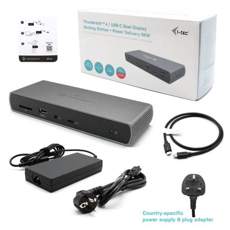 I Tec Thunderbolt Dual Wy Wietlacz Stacja Dokuj Ca Ch Version Thunderbolt Gniazdko