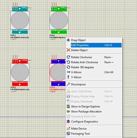 Analog Pir Sensor Library For Proteus V2 0 The Engineering Projects