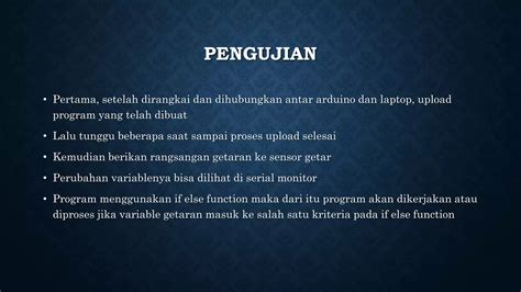 Earthquake Indicator Using Arduino Uno Ppt Free Download