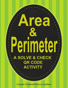 Finding Area And Perimeter A QR Code Activity By Lisa Bates TPT