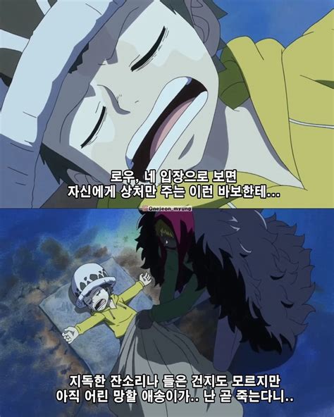 원전명 [오피셜] 오늘은 코라손의 생일입니다 누구보다 따뜻했던 우리의 코라손 원피스 Onepiece 애니 만화 로우 코라손 덕후 명장면 애니메이션