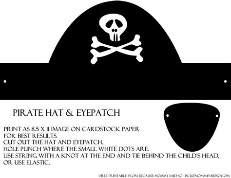 Hat Patch Template