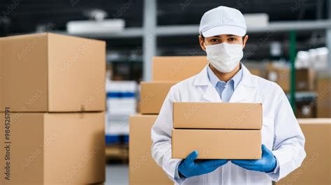 Inspector Checking Expiration Dates On Product Packaging Expiration