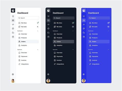 dual tier sidebar navigation — untitled ui sidebar design dashboard