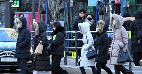 영하 19도 최강 한파 전국 대부분 지역 ‘한파특보