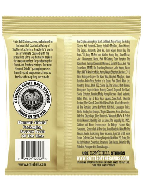 خرید سیم گیتار آکوستیک ارنی بال Ernie Ball Earthwood Medium 8020