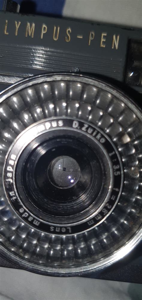Is It Nornal For My Camera To Have A Hole Between The Blades R Analog