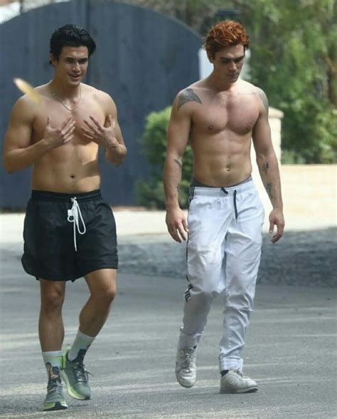 Kj Apa And Riverdale Co Star Charles Melton Go Shirtless For A Hike