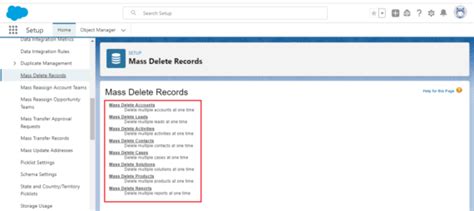 How Mass Delete Records In Salesforce Forcelearn