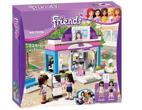 Конструктор Френдс Салон красоты 224 детали Совместим с Lego Friends Дополняет Лего френдс