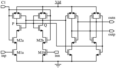 Schematic Of The Comparator And Latch Download Scientific Diagram