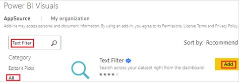 Text Filter Custom Visual In Power Bi Learn Bi