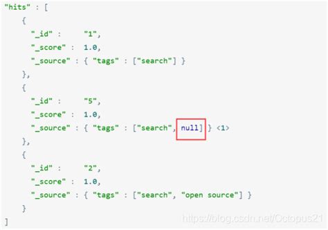 Es处理 Null 值查询es Null Csdn博客