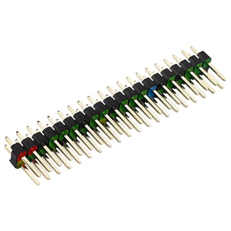 raspberry pi zero 2 w 용 gpio 헤더 화려한 마크 잘못된 플러그 방지 이중 행 수 핀 헤더 스트레이트